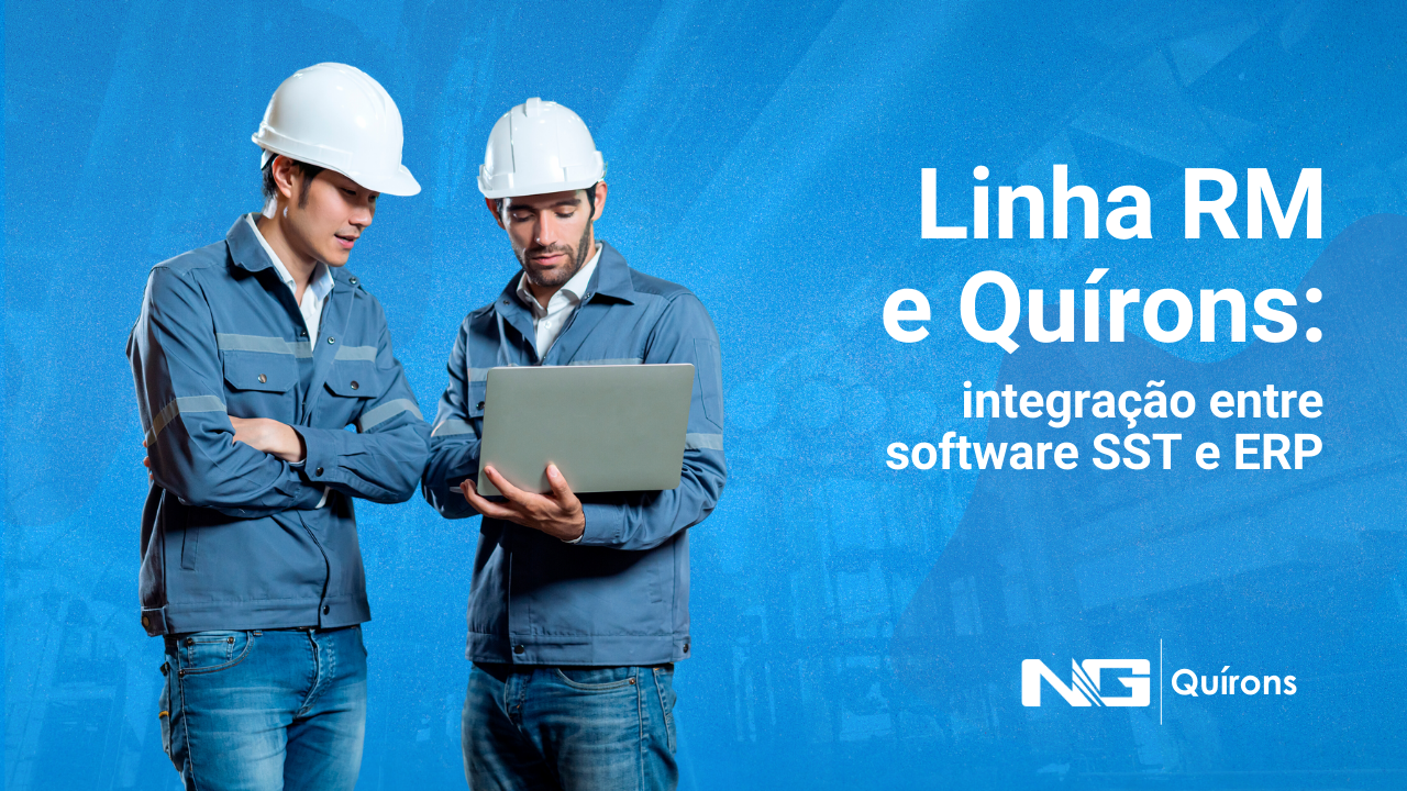 Linha RM e Quírons: integração entre software SST e ERP