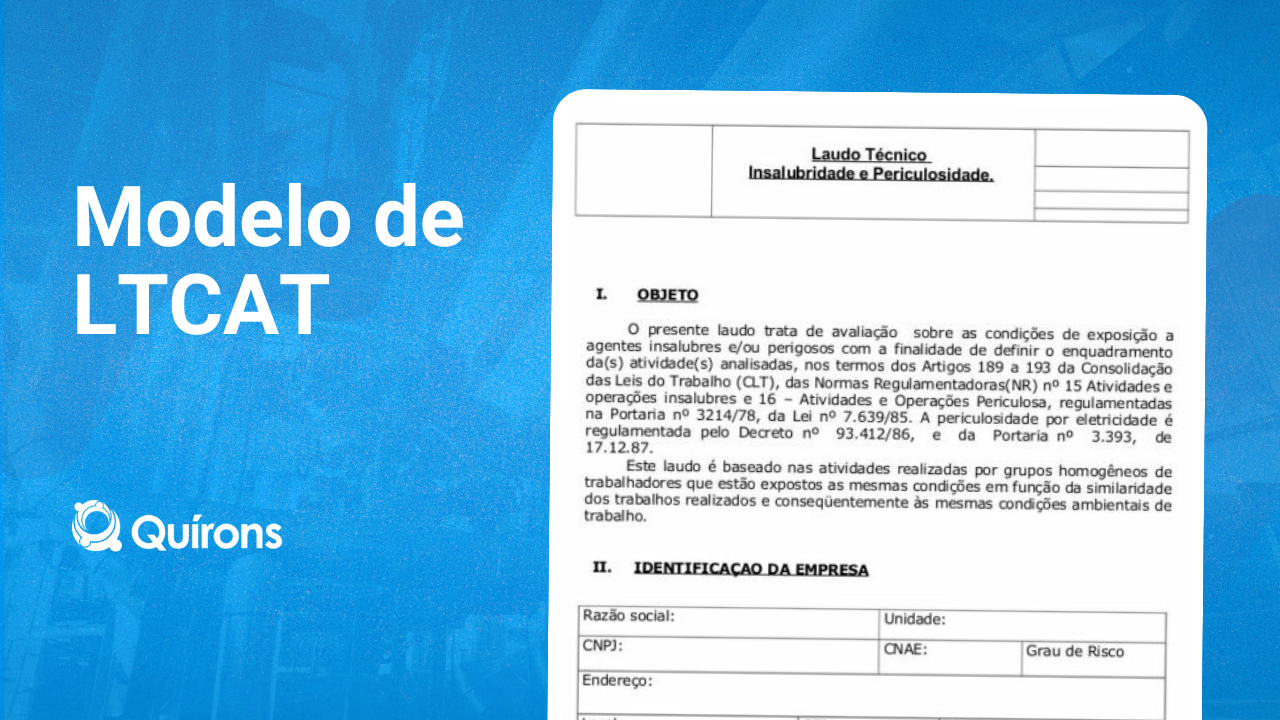 Modelo de LTCAT: Baixe Grátis Agora!